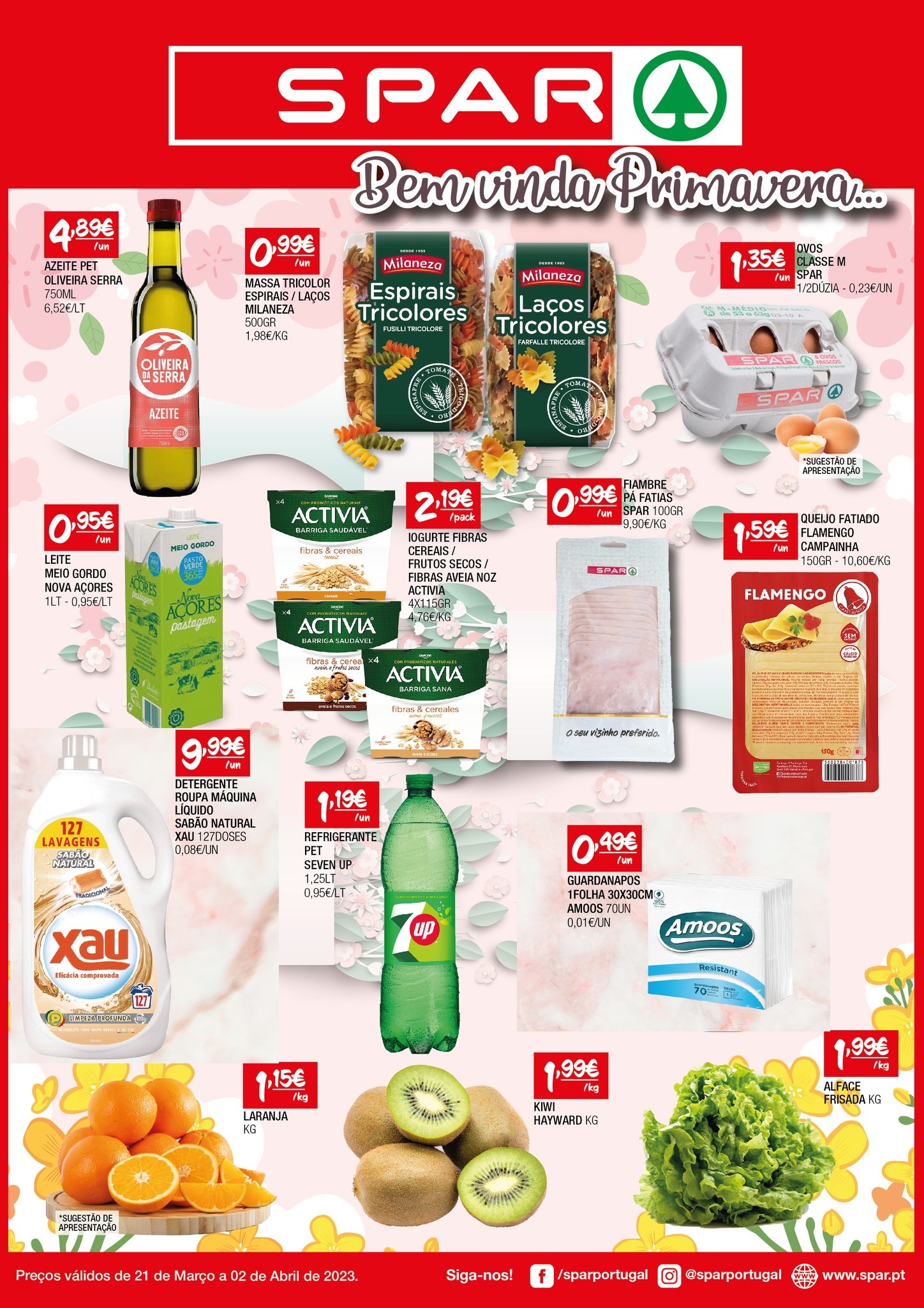 Antevisão Folheto SPAR Promoções 21 março a 2 abril - O Caça Promoções