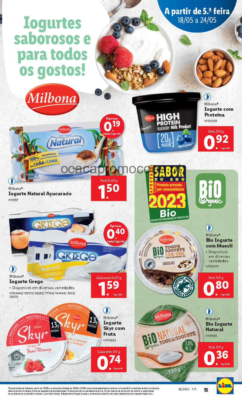 Folheto LIDL Iogurtes Antevisão Promoções 18 maio a 24 maio - O Caça ...