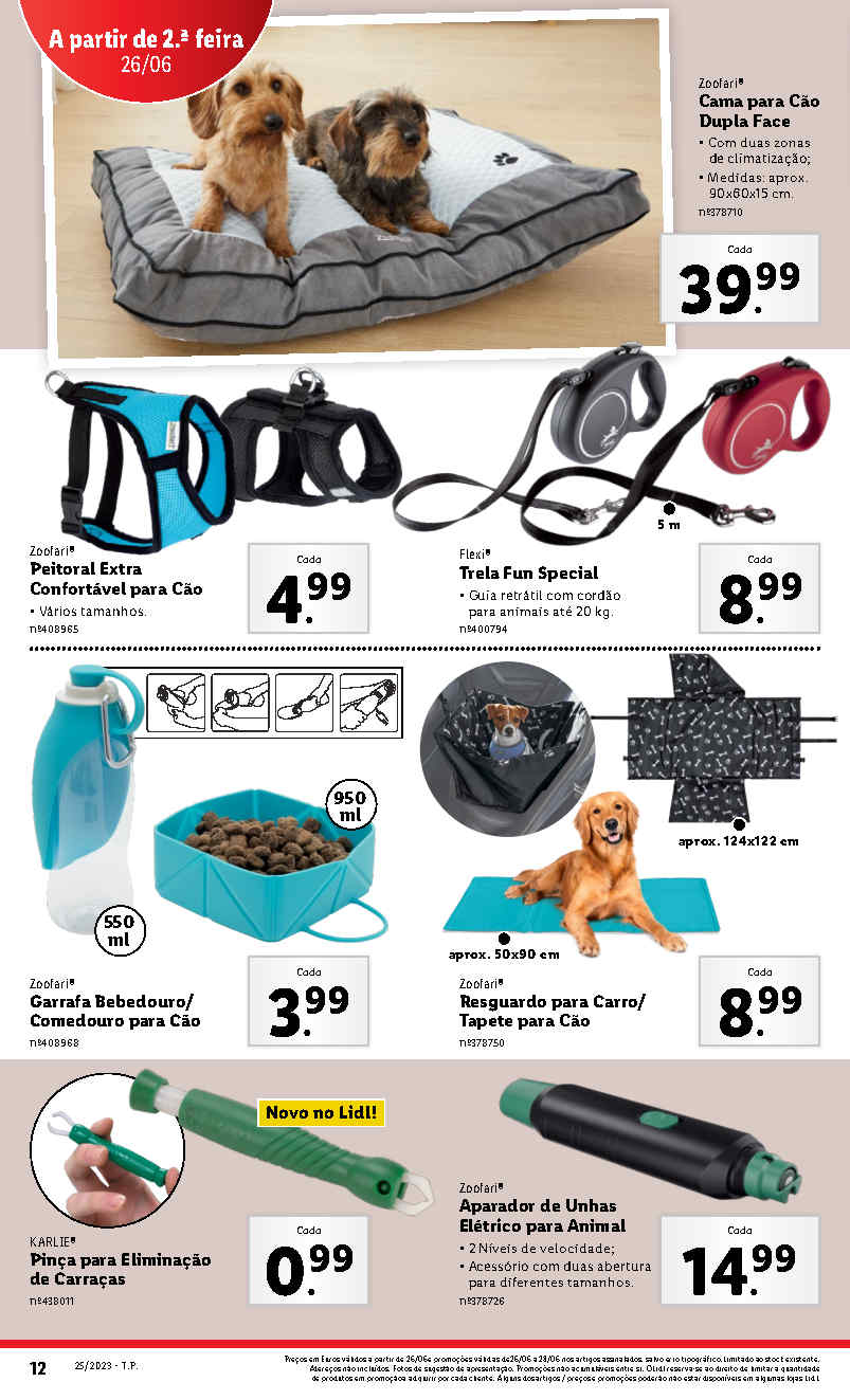 Folheto LIDL BAZAR Oportunidades PETS Antevisão Promoções 26 junho a 28 ...