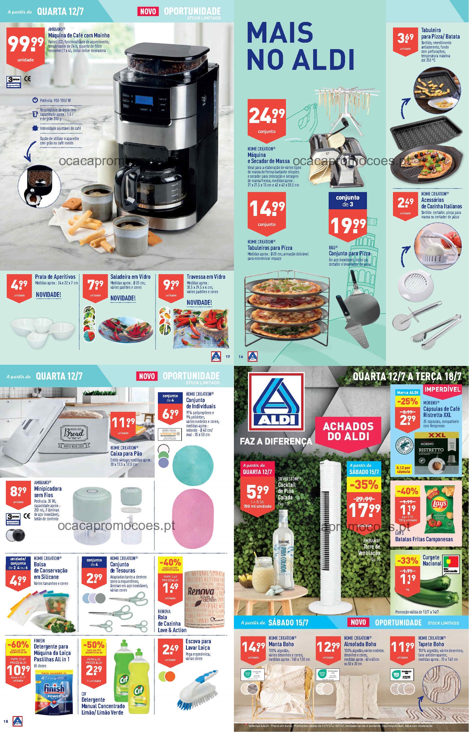 ALDI Destaques! Antevisão Bazar Promoções 12 julho a 18 julho - O Caça ...