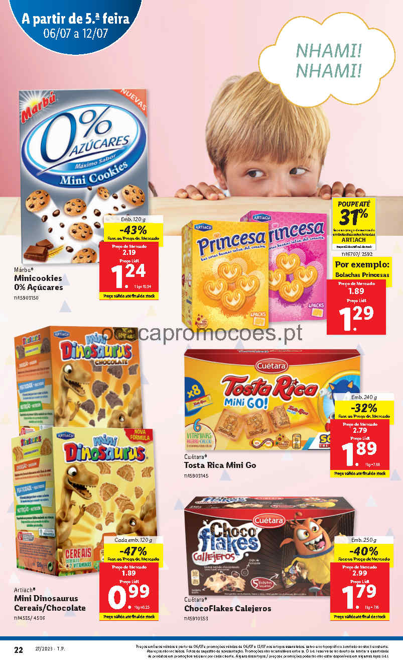 Folheto LIDL Bolachas Antevisão Promoções 6 julho a 12 julho - O Caça ...