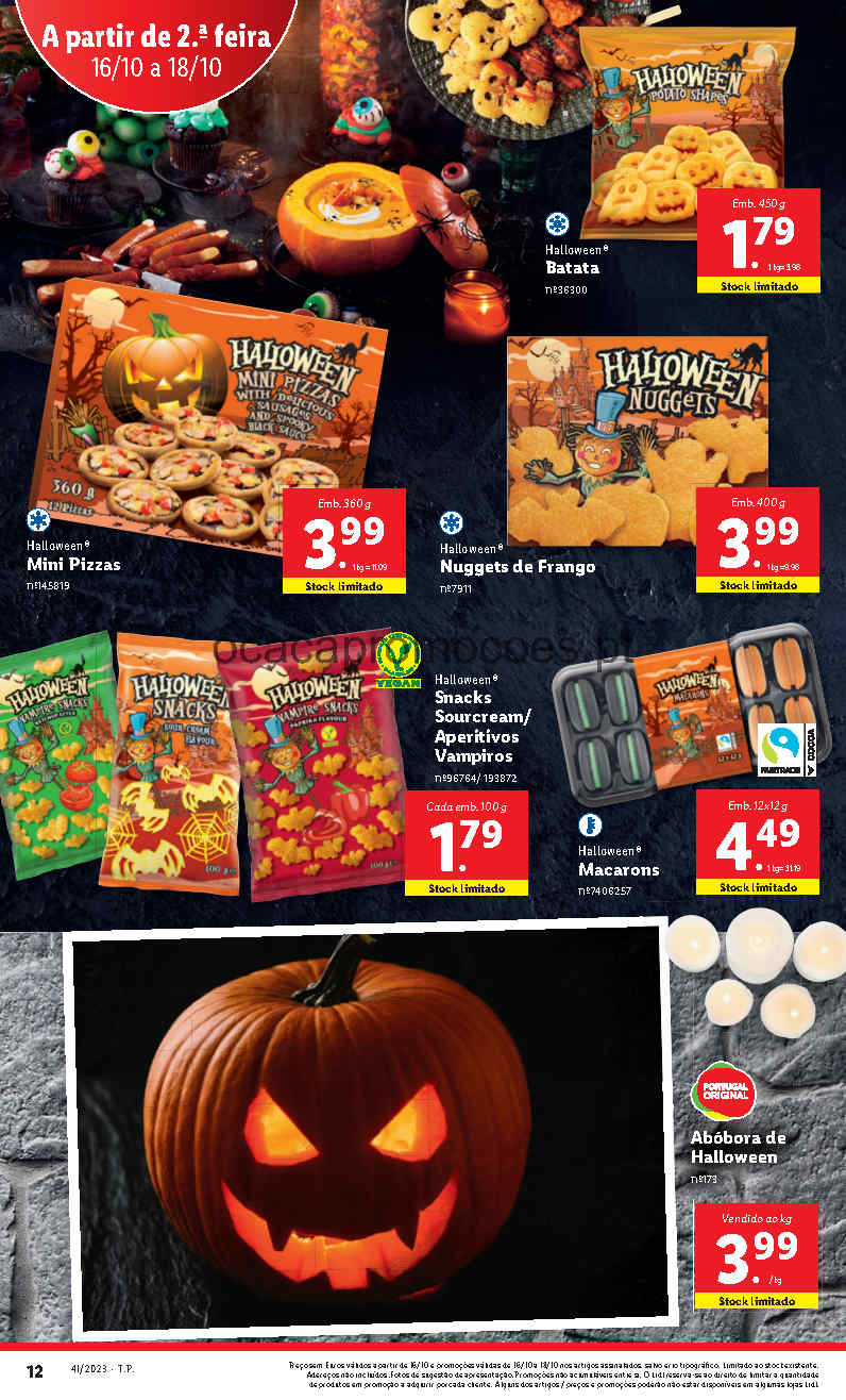 Antevisão Folheto LIDL HALLOWEEN de 16 outubro a 18 outubro - O Caça ...