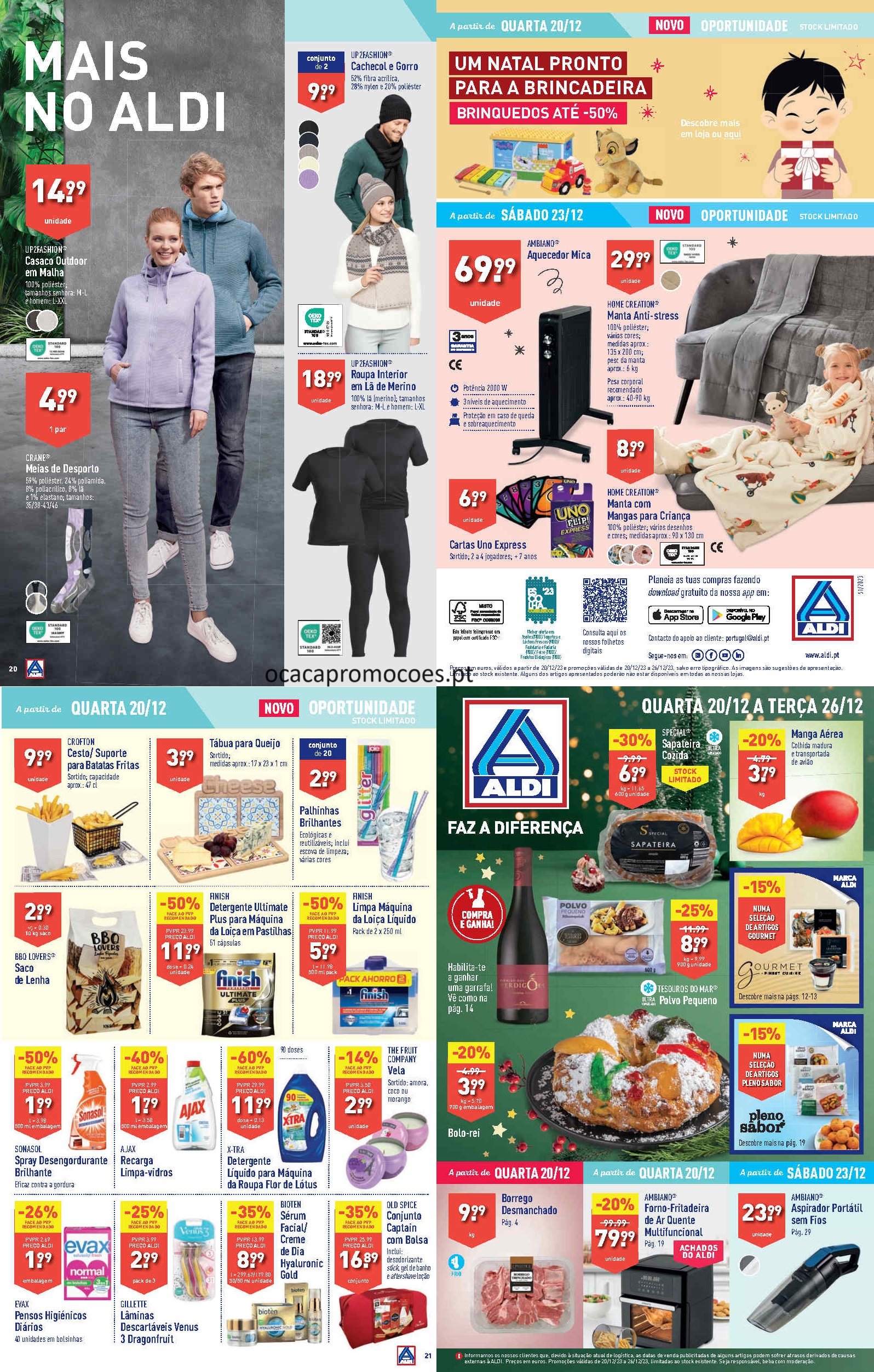 ALDI Destaques! Antevisão Bazar Oportunidades Promoções 20 dezembro a ...