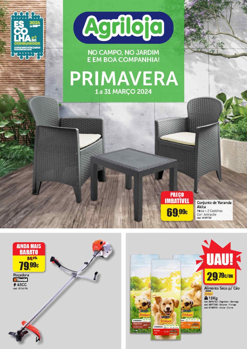 Folheto AGRILOJA Promoções 1 março a 31 março - O Caça Promoções