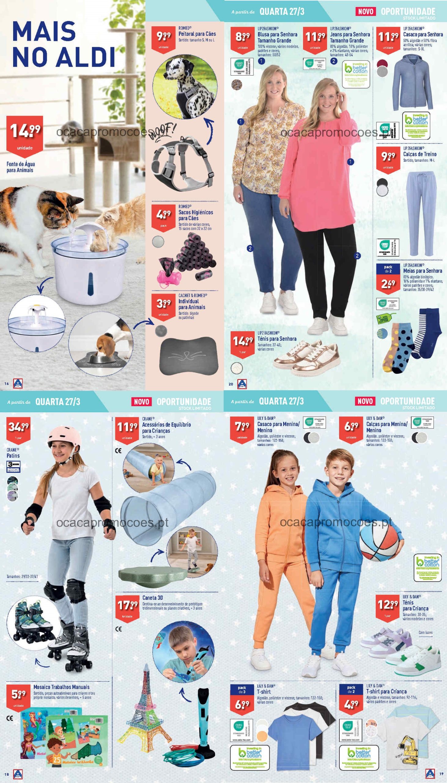ALDI Destaques! Antevisão Bazar Promoções 27 março a 2 abril - O Caça ...