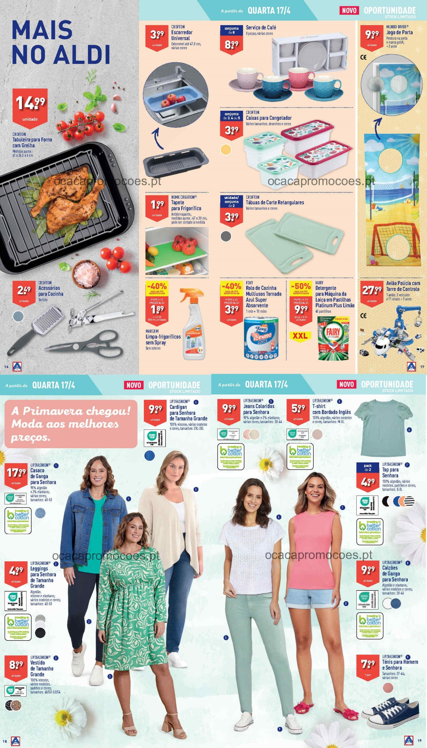 ALDI Destaques! Antevisão Bazar Promoções 17 abril a 23 abril - O Caça ...