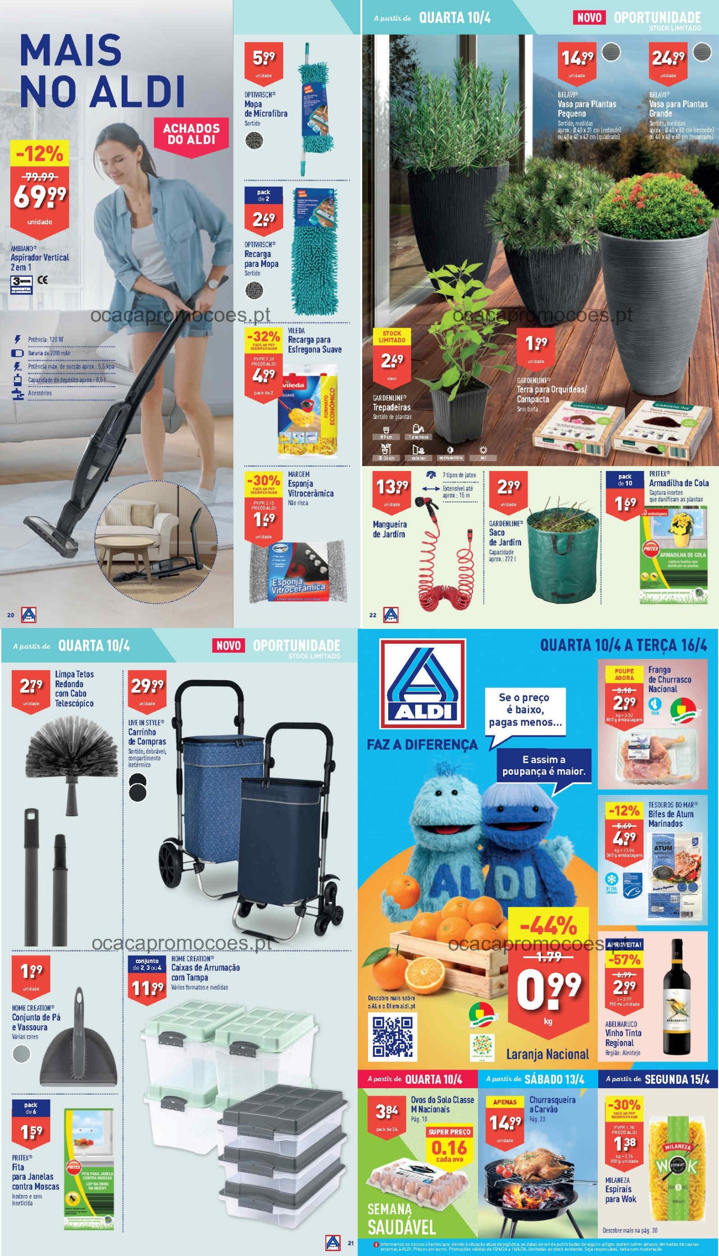 ALDI Destaques! Antevisão Bazar Promoções 10 abril a 16 abril - O Caça ...