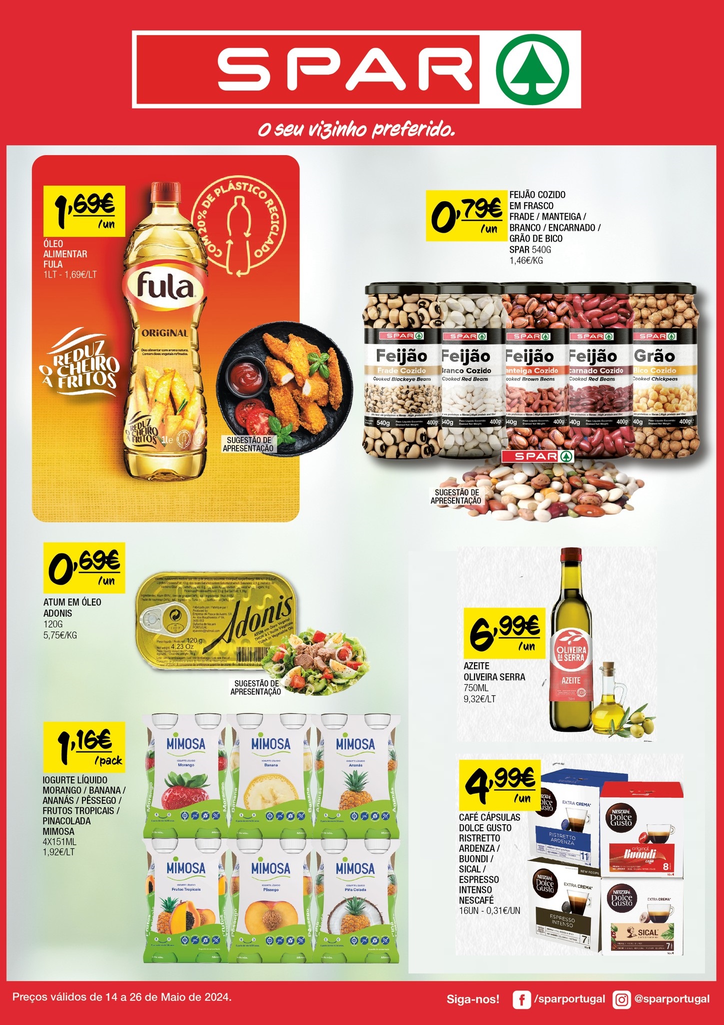 Antevisão Folheto SPAR Promoções 14 a 26 de maio - O Caça Promoções