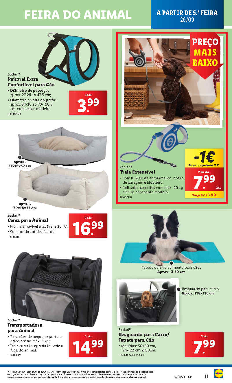 Antevisão Folheto LIDL Bazar PETS Promoções 26 setembro a 2 outubro - O ...