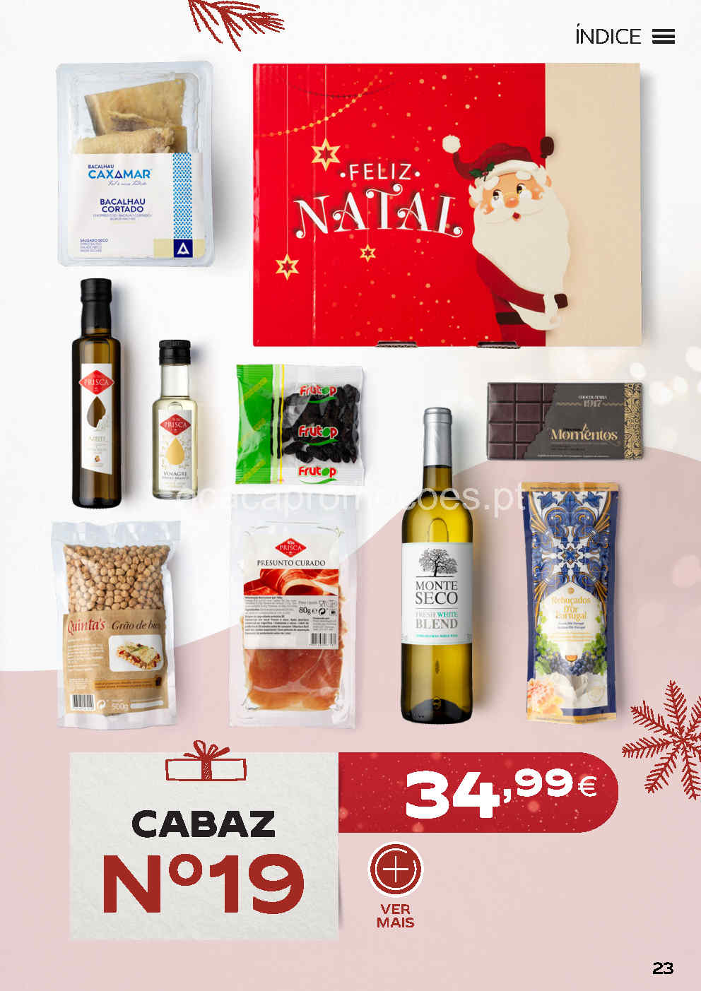 Folheto CONTINENTE Cabazes de Natal Promoções 1 outubro a 6 de janeiro ...