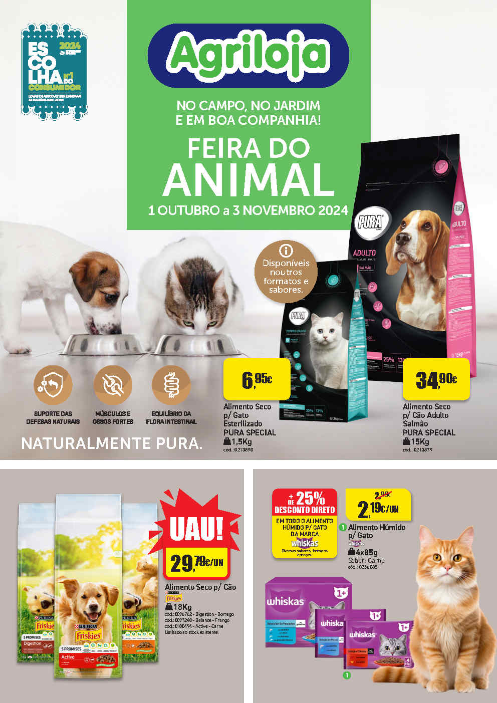 Folheto AGRILOJA Promoções 1 outubro a 3 novembro - O Caça Promoções