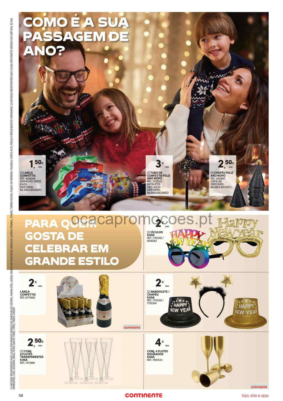 Antevisão Folheto CONTINENTE Modelo Bazar Ano Novo Promoções 26 a 31 de ...