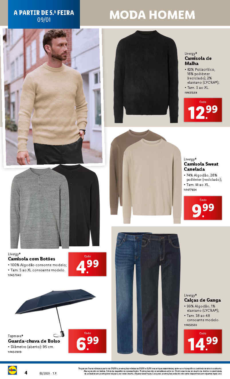 Folheto LIDL Promoções 9 a 15 de janeiro - O Caça Promoções