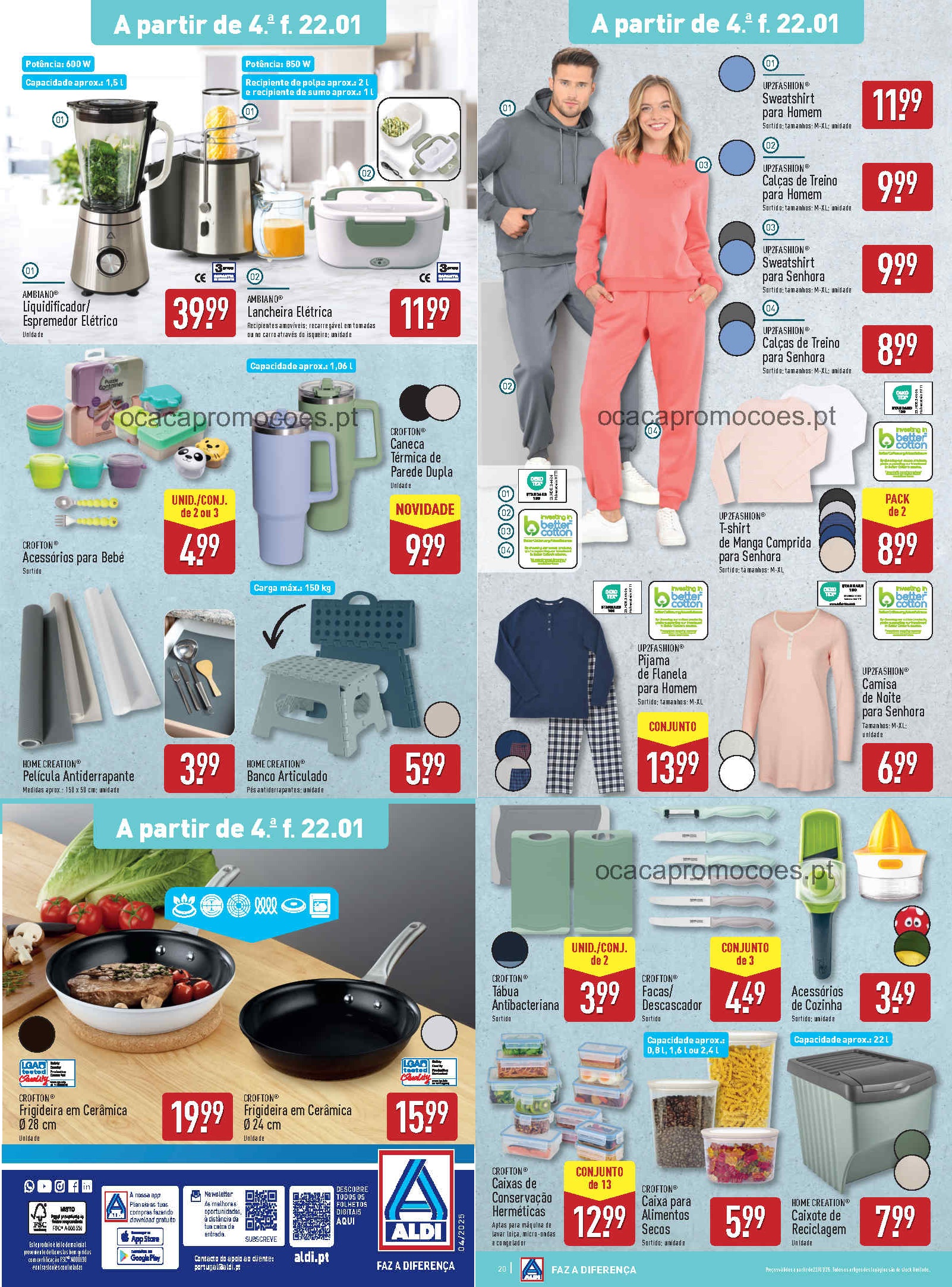ALDI Destaques! Antevisão Bazar Promoções a partir 22 de janeiro - O ...