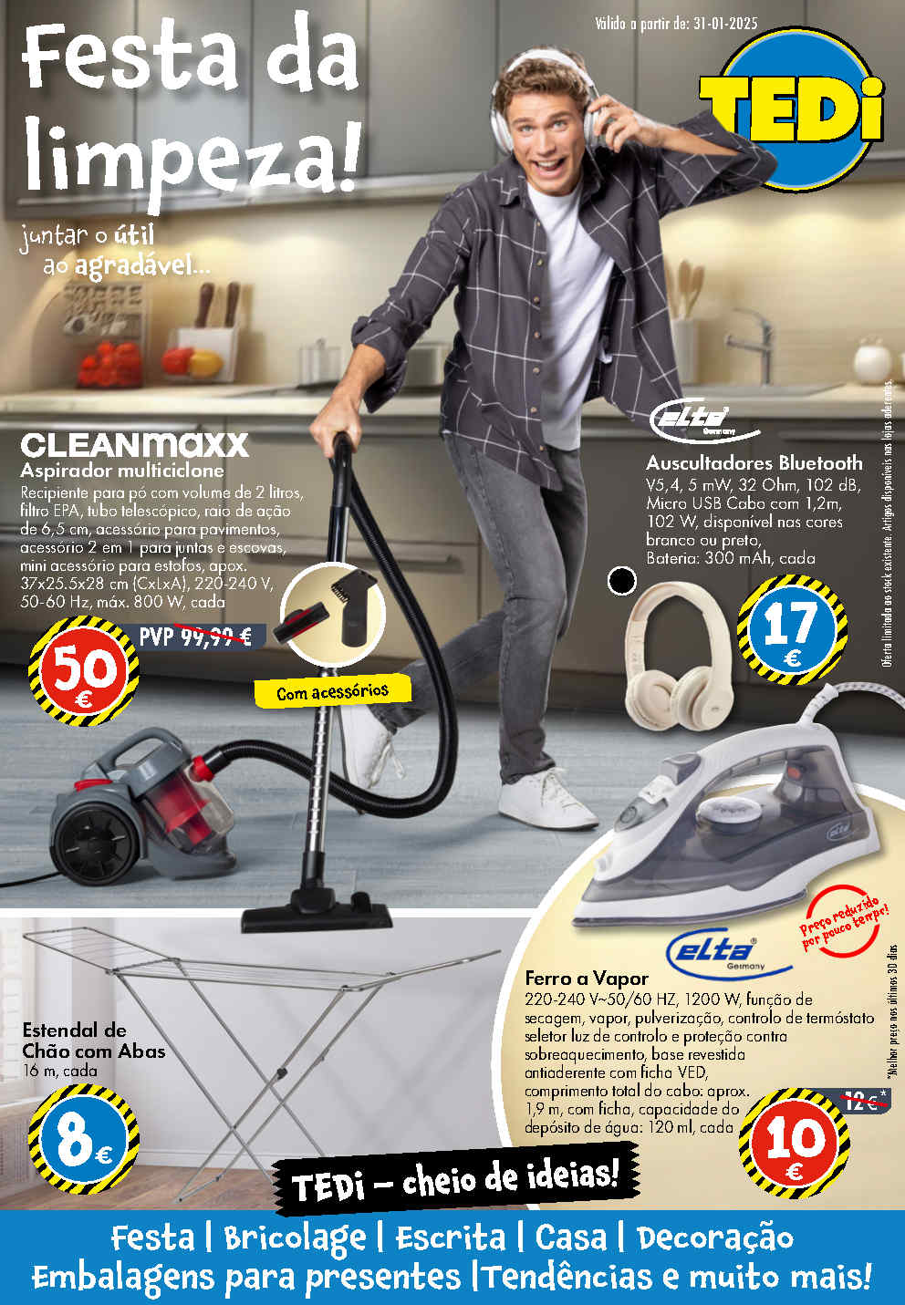 Folheto TEDI Bazar Promoções a partir 31 de janeiro - O Caça Promoções
