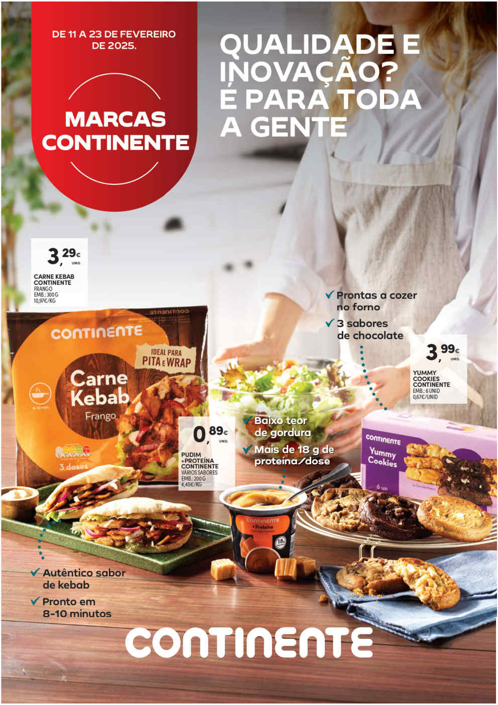 Folheto CONTINENTE Marca Própria Promoções 11 a 23 de fevereiro - O ...