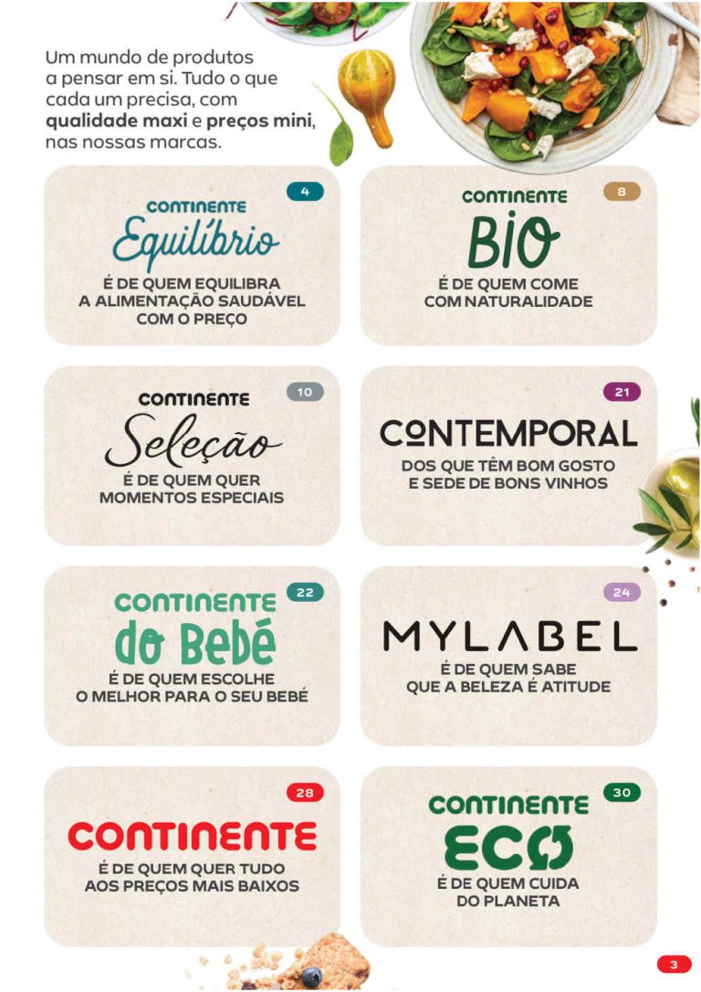 Folheto CONTINENTE Marca Própria Promoções 11 a 23 de fevereiro - O ...