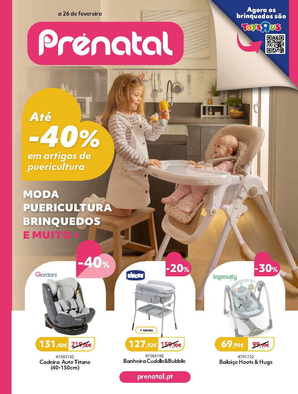 Folheto PRÉNATAL Promoções 17 a 26 de fevereiro - O Caça Promoções