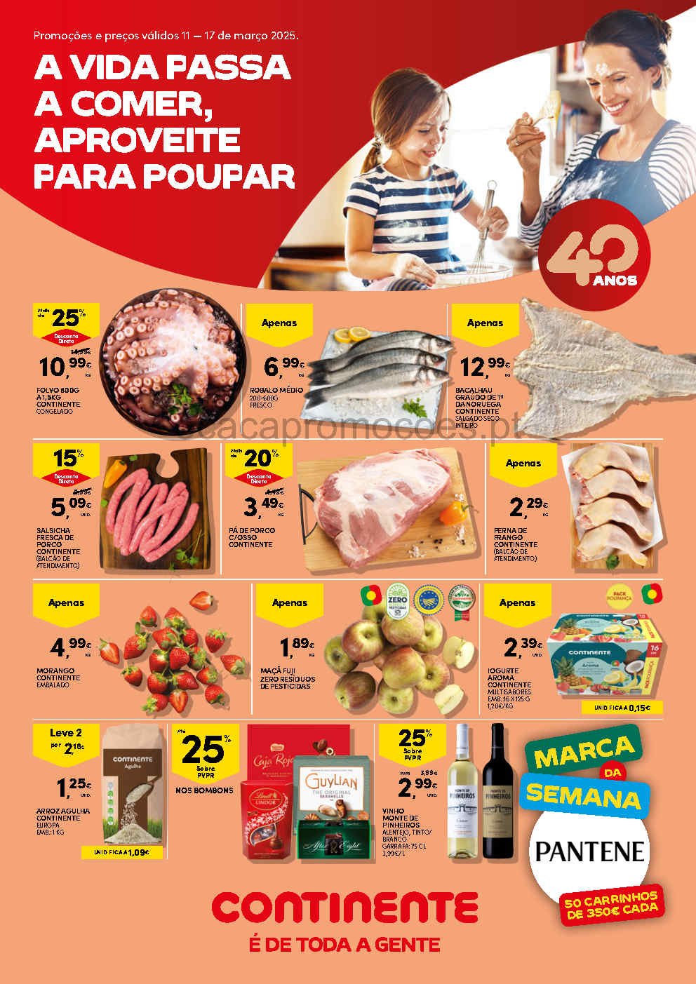 Antevisão Folheto CONTINENTE Promoções 11 a 17 de março - O Caça Promoções