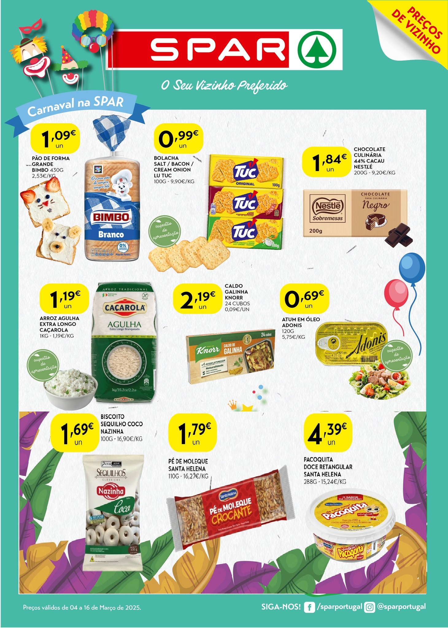 Folheto SPAR Promoções 4 a 16 de março - O Caça Promoções