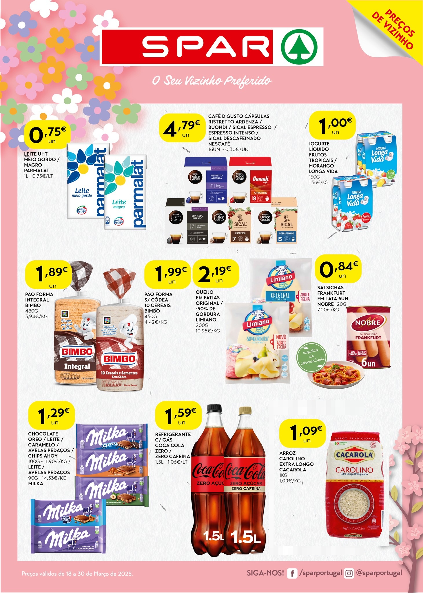 Folheto SPAR Promoções 18 a 30 de março - O Caça Promoções