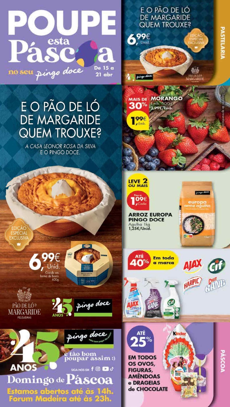 Antevisão Folheto PINGO DOCE Madeira Promoções 15 a 21 de abril - O ...