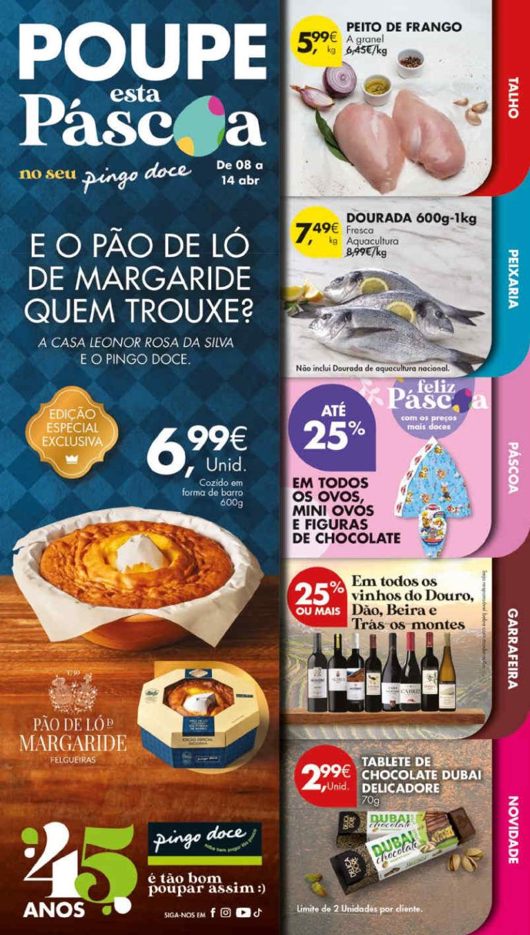 Folheto PINGO DOCE Bazar Lojas Grandes Promoções 8 a 14 de abril - O ...