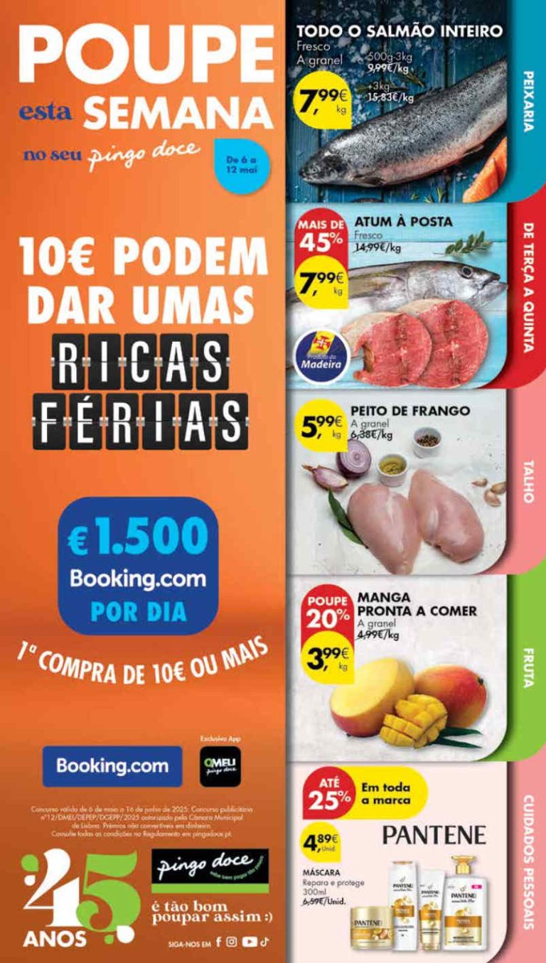 Antevisão Folheto PINGO DOCE Madeira Promoções 6 a 12 de maio - O Caça ...