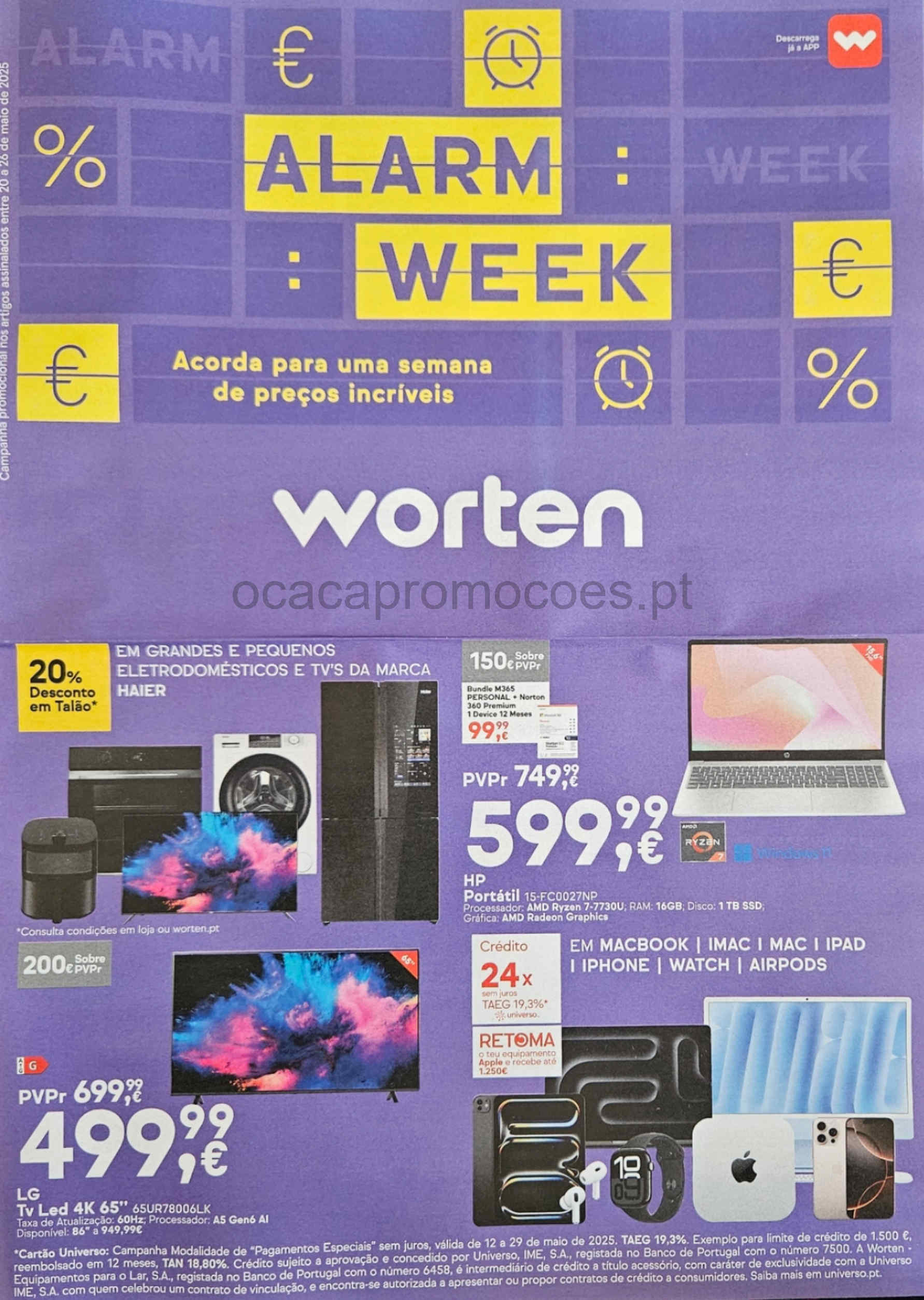 Folheto WORTEN Promoções 21 a 26 de maio - O Caça Promoções