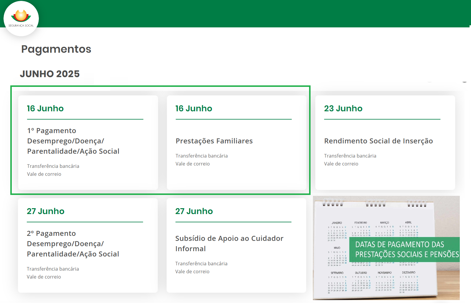 Recebe Subsídios ou Pensões? Cá estão os apoios pagos na próxima semana ...