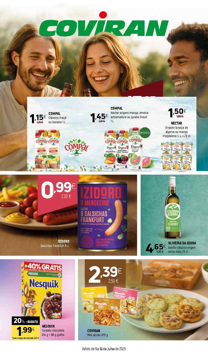 Folheto COVIRAN Promoções 1 a 13 de julho - O Caça Promoções