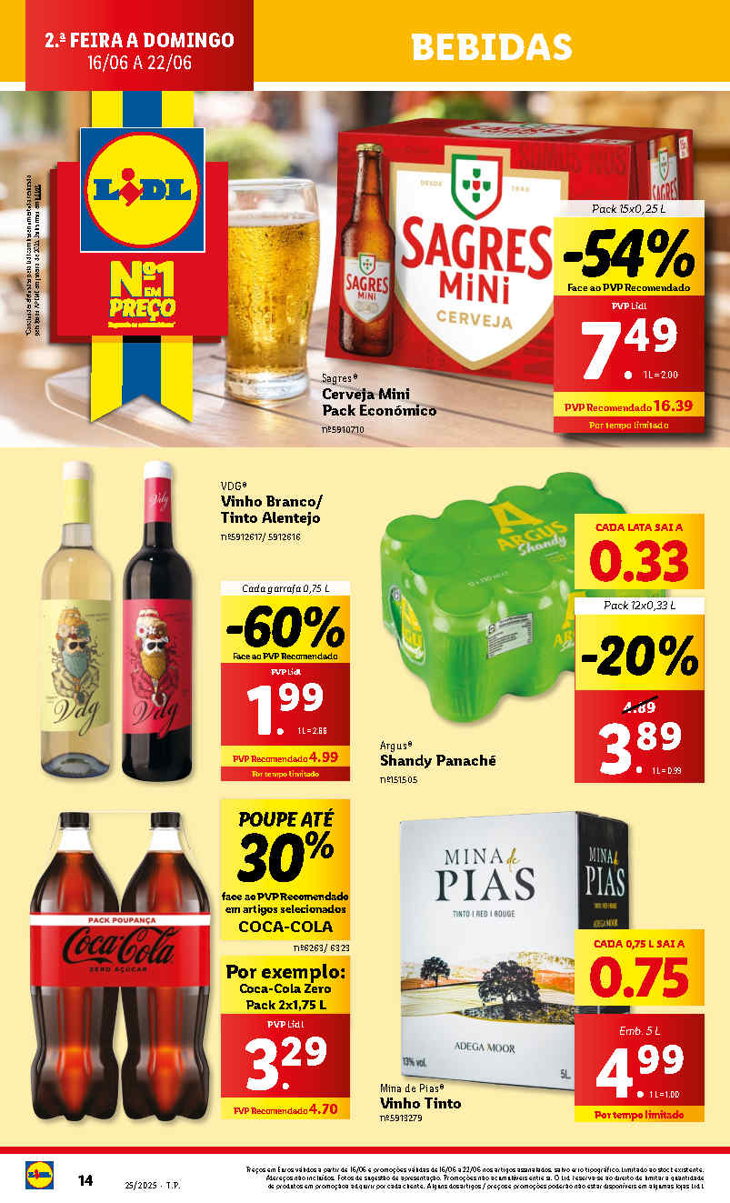 Folheto LIDL Promoções 16 a 22 de junho - O Caça Promoções