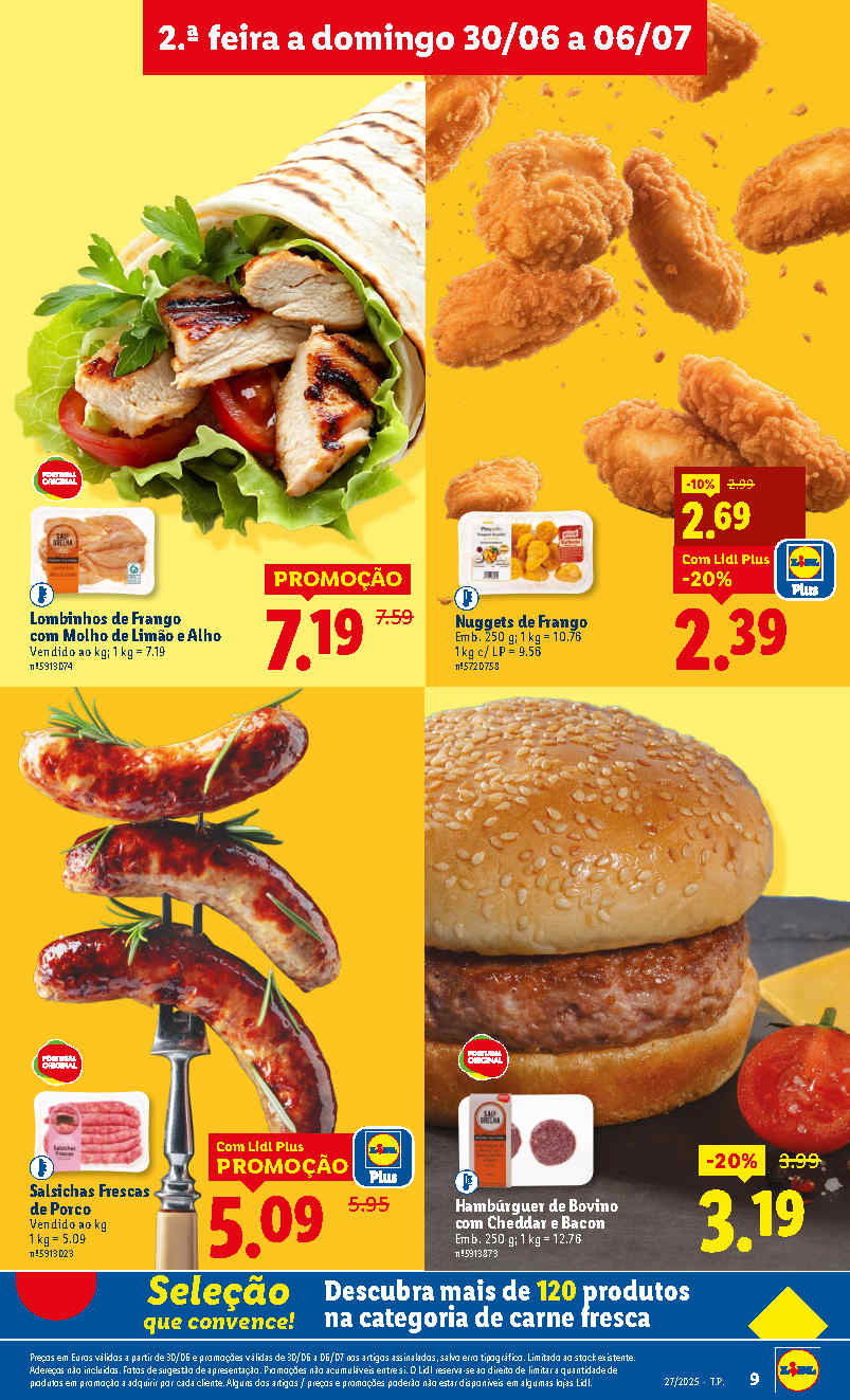 Folheto LIDL Promoções 30 junho a 6 julho - O Caça Promoções