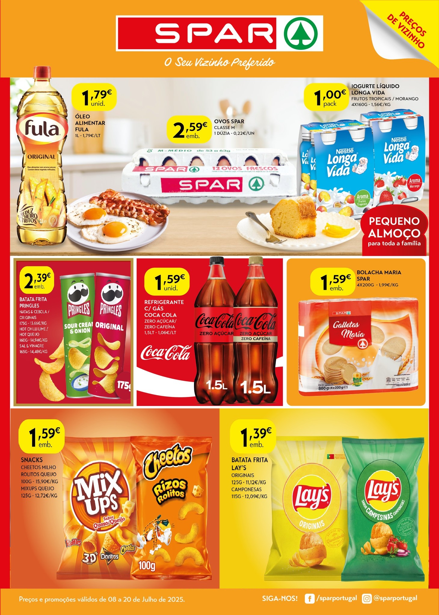 Folheto SPAR Promoções 8 a 20 de julho - O Caça Promoções