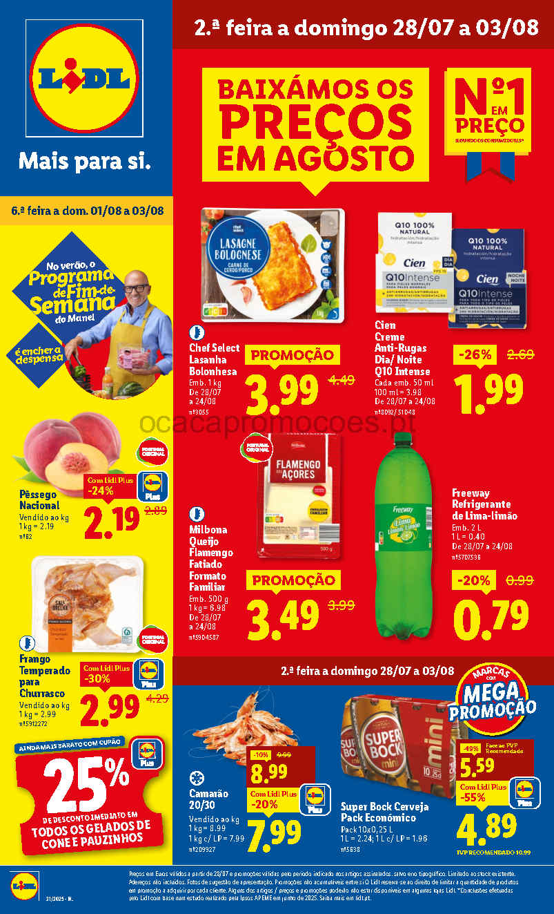 Folheto LIDL Antevisão Promoções 28 julho a 7 agosto - O Caça Promoções