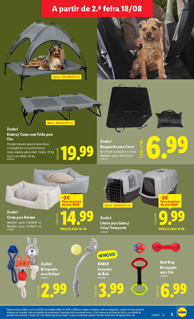 Antevisão Folheto Lidl Especial Bazar Pets: Promoções 18 a 24 de agosto ...