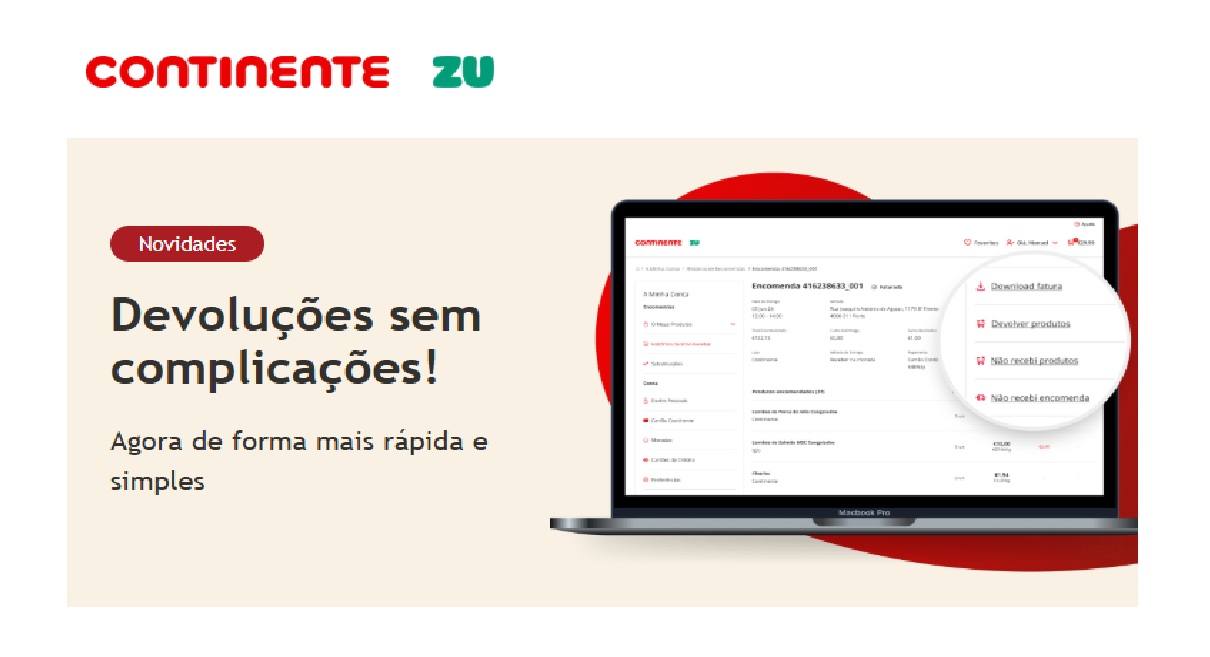 Continente Devoluções online: rápidas e sem complicações - O Caça Promoções