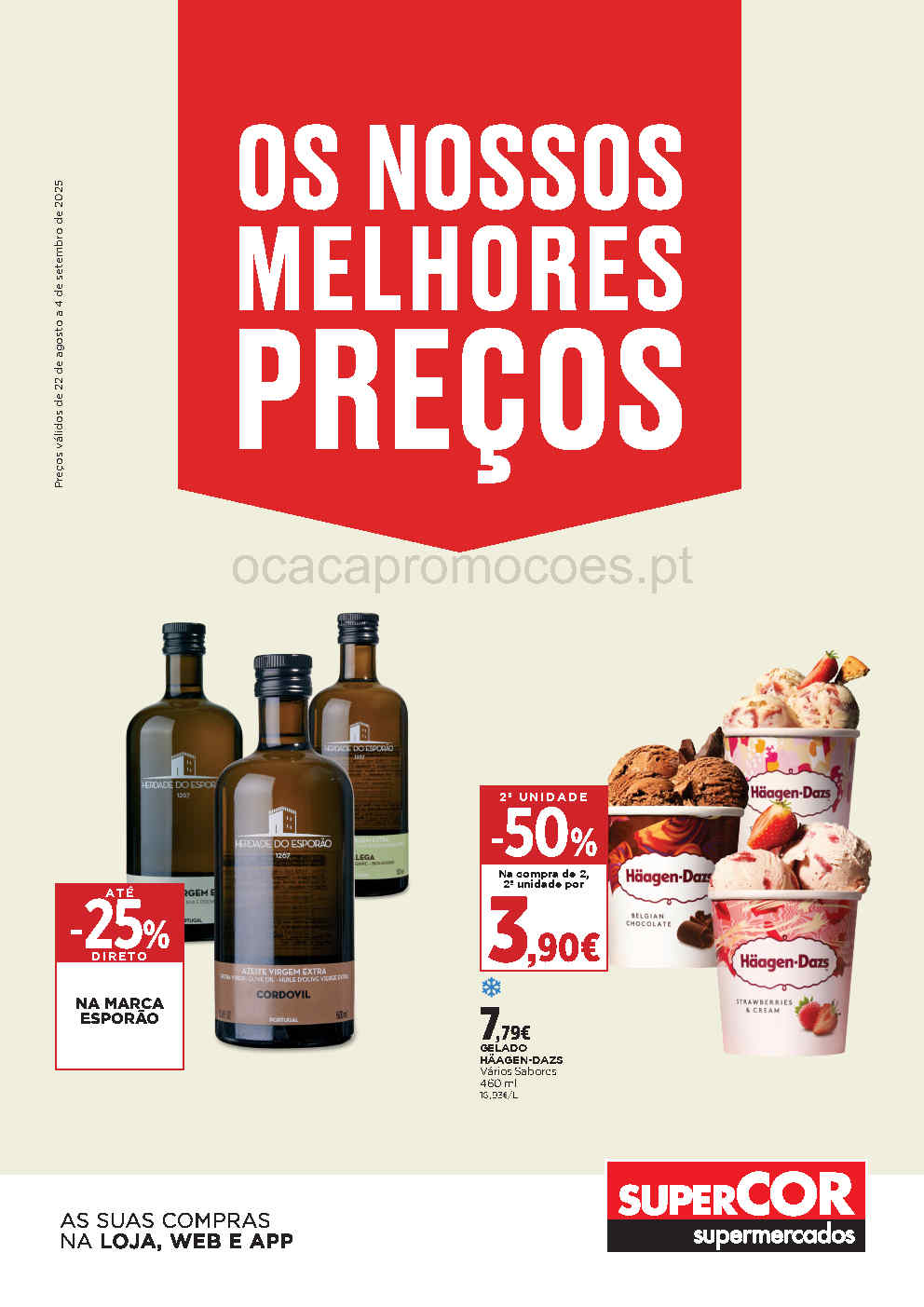Folheto Supercor Supermercados Antevisão: Promoções 22 agosto a 4 ...