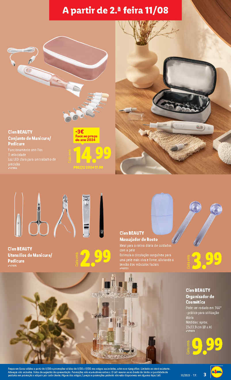 Antevisão Folheto Lidl Cien Beauty Bazar Promoções 11 a 17 de agosto ...