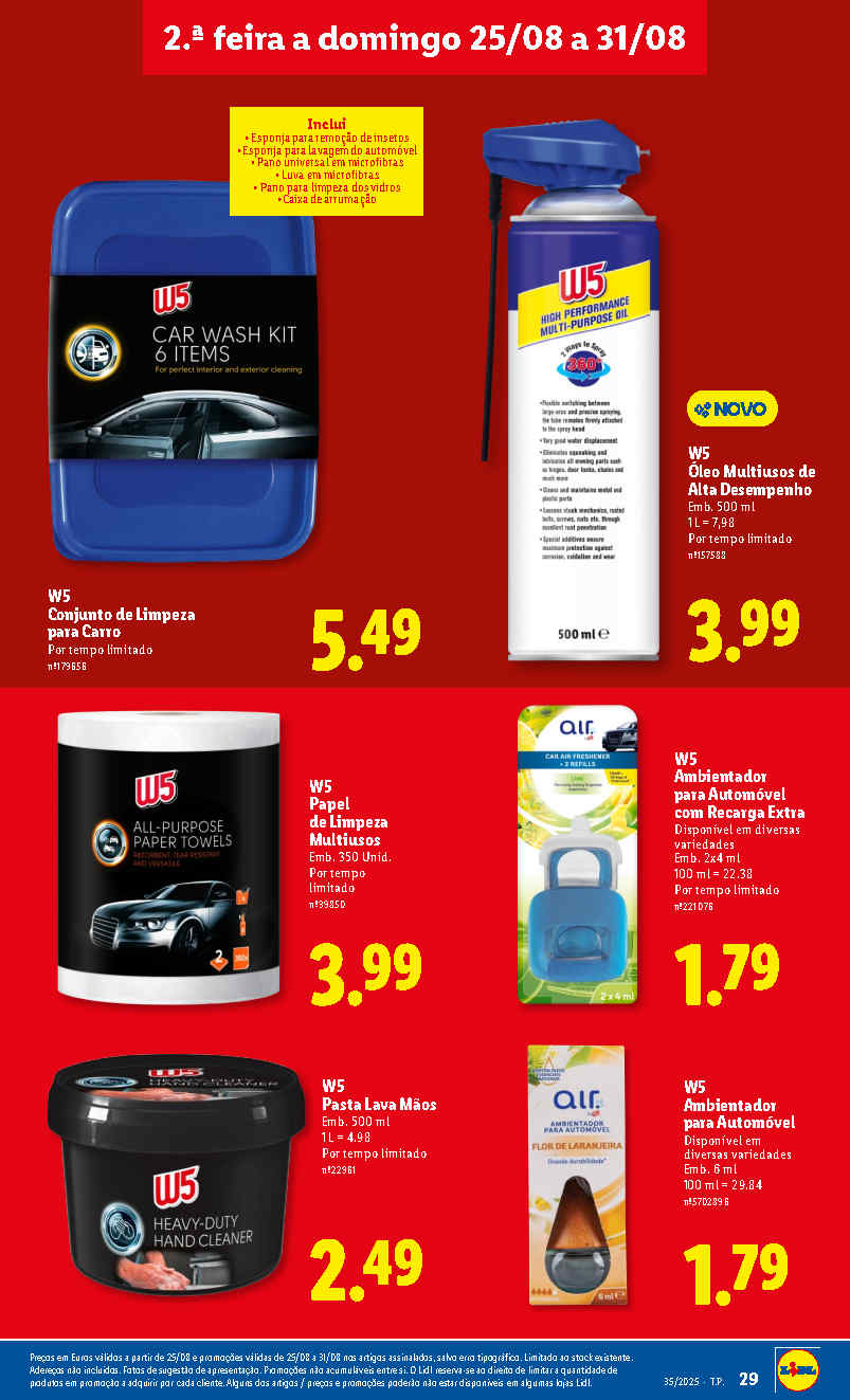 Folheto Lidl Antevisão: Promoções 25 a 31 de agosto - O Caça Promoções