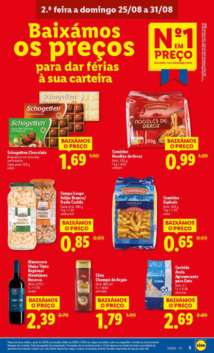 Folheto Lidl Antevisão: Promoções 25 a 31 de agosto - O Caça Promoções
