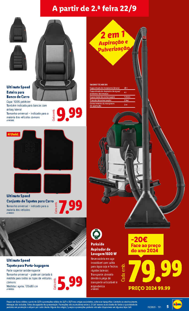 Antevisão Folheto Lidl Bazar Auto Promoções 22 a 28 de setembro - O ...