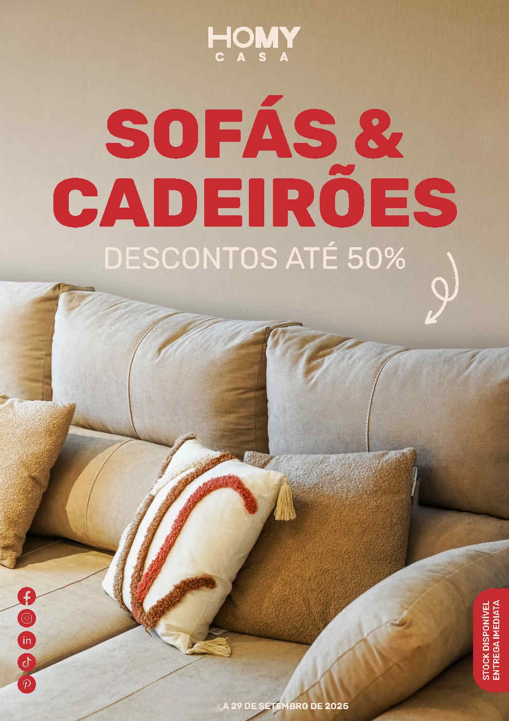 Folheto Homy Casa - Promoções 17 a 29 de setembro - O Caça Promoções