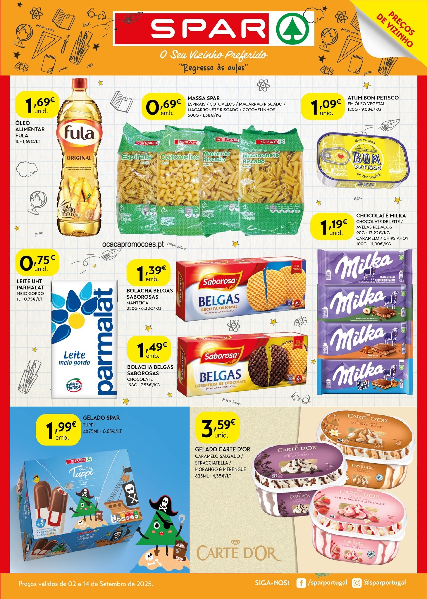 Folheto Spar Antevisão: Promoções 2 a 14 de setembro - O Caça Promoções