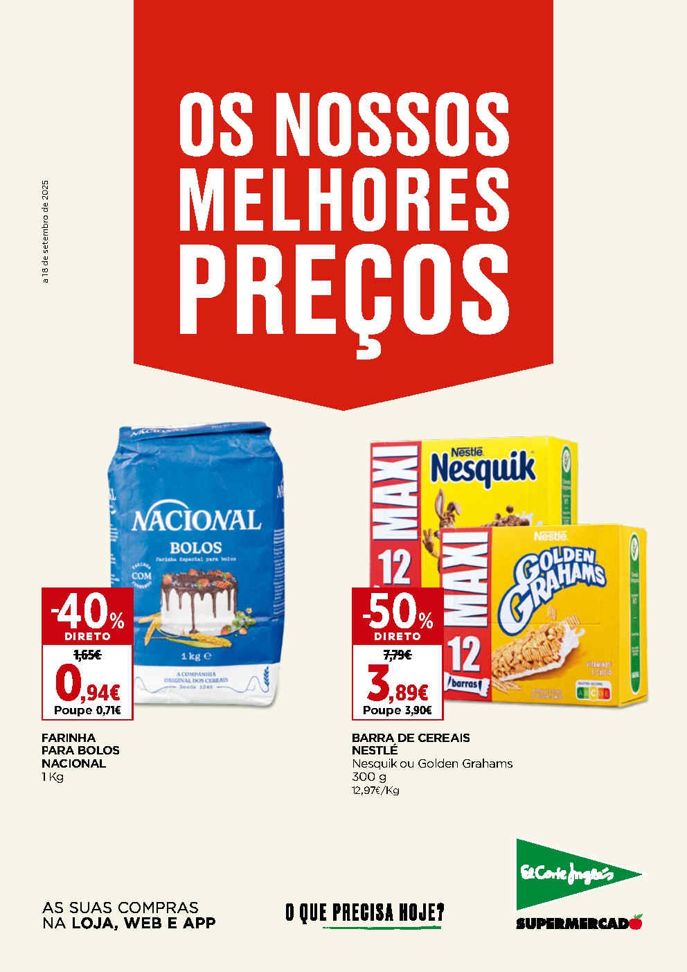 Folheto Supermercados El Corte Inglés - Promoções 12 a 18 de setembro ...