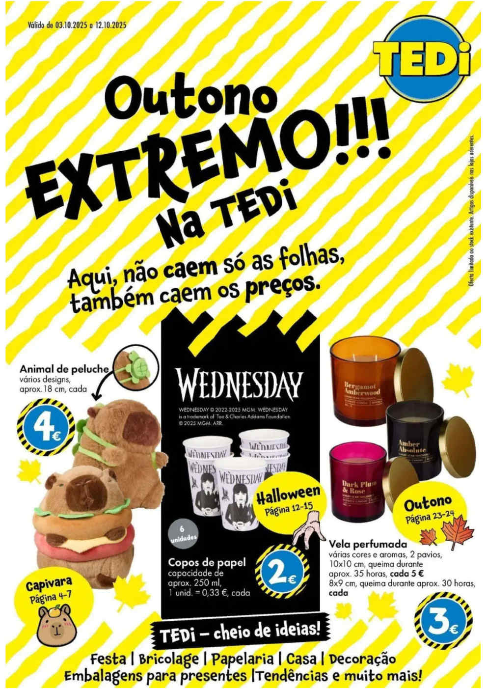 Folheto Tedi Antevisão Promoções 3 a 12 de outubro - O Caça Promoções