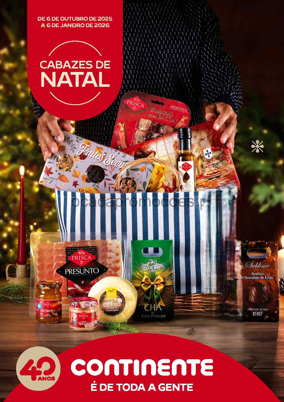 Folheto Continente Cabazes de Natal Antevisão Promoções 6 outubro a 6 ...