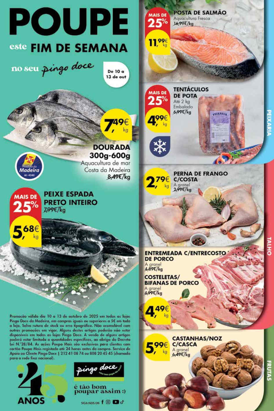 Antevisão Folheto Pingo Doce Madeira Fim de Semana 10 a 13 de outubro ...
