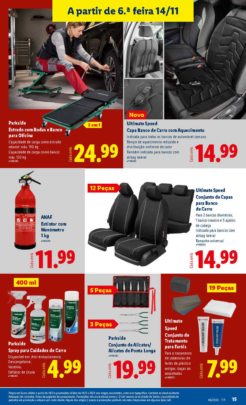 Folheto Lidl Auto - Antevisão bazar Promoções 14 a 20 de novembro - O ...