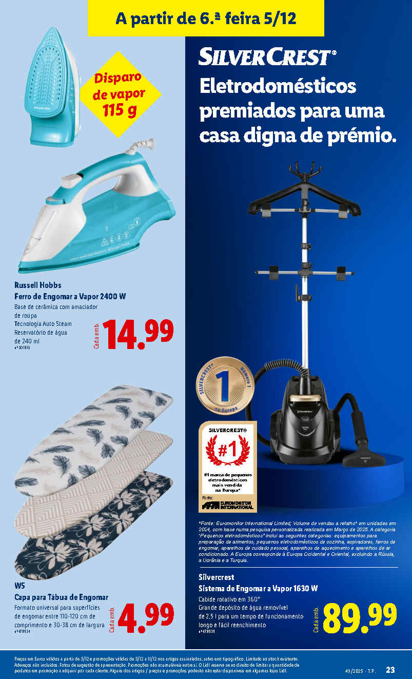 Folheto Lidl Cuidado do Lar – Antevisão Bazar Promoções 5 a 11 de ...